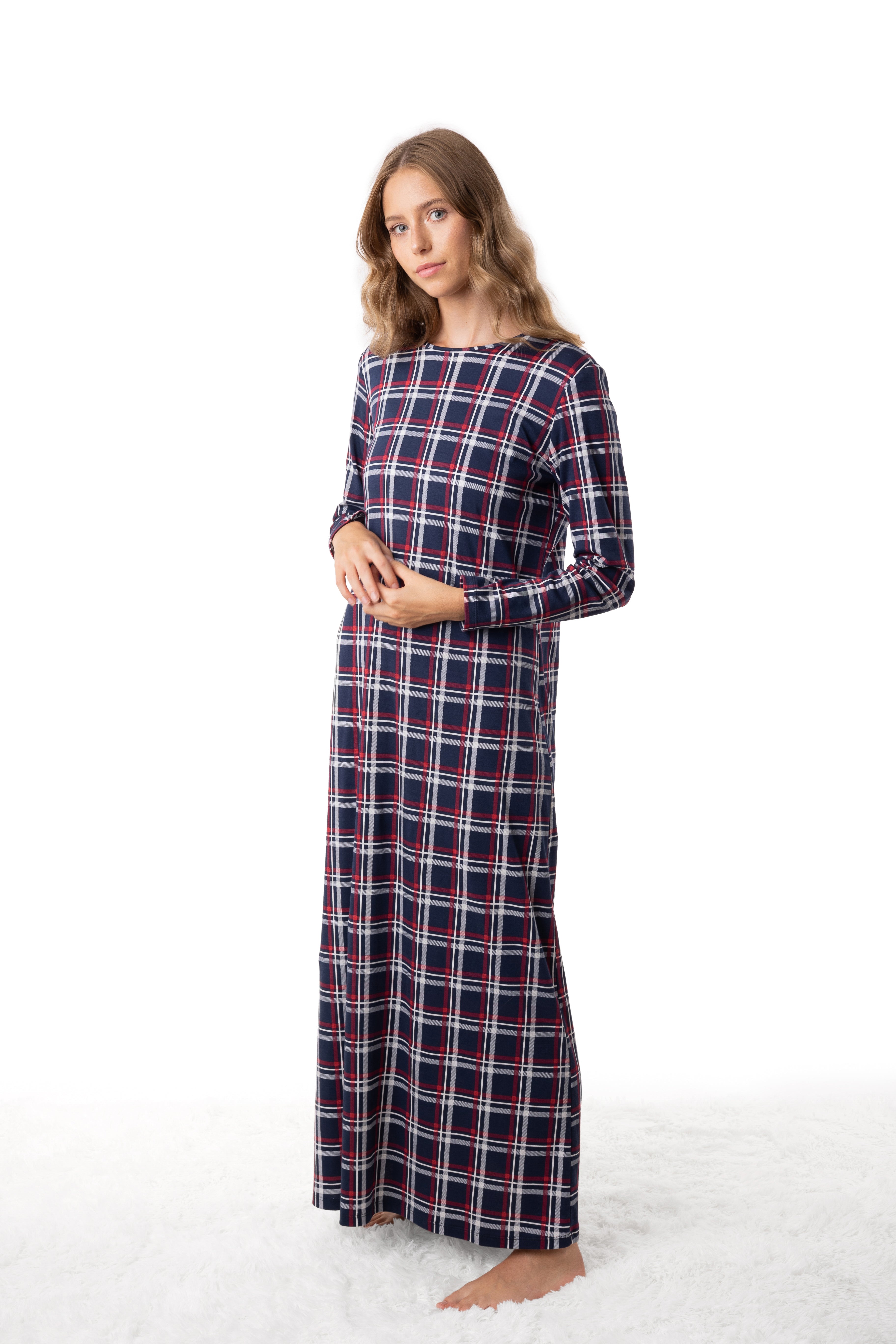 Ladies Plaid Nightgown – Palla Blu